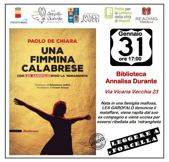 LIBRI - "Una fimmina calabrese" di Paolo De Chiara, martedì 31 gennaio ...