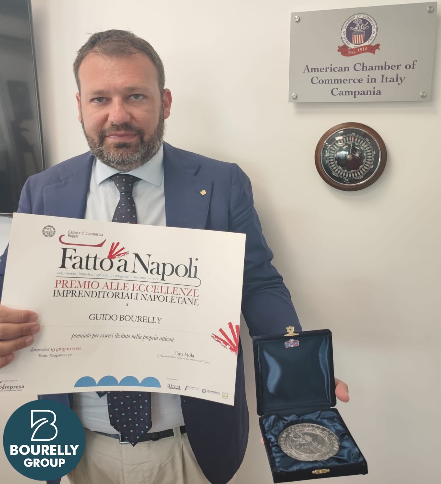 IL RICONOSCIMENTO - "Fatto a Napoli", alla Bourelly Group il premio ...