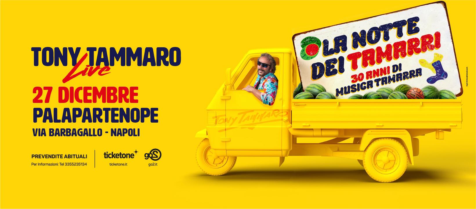 MUSICA - "La notte dei tamarri", Tony Tammaro festeggia i 30 anni di ...