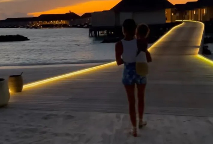 IG - Di Lorenzo, tramonto con Azzurra e Clarissa