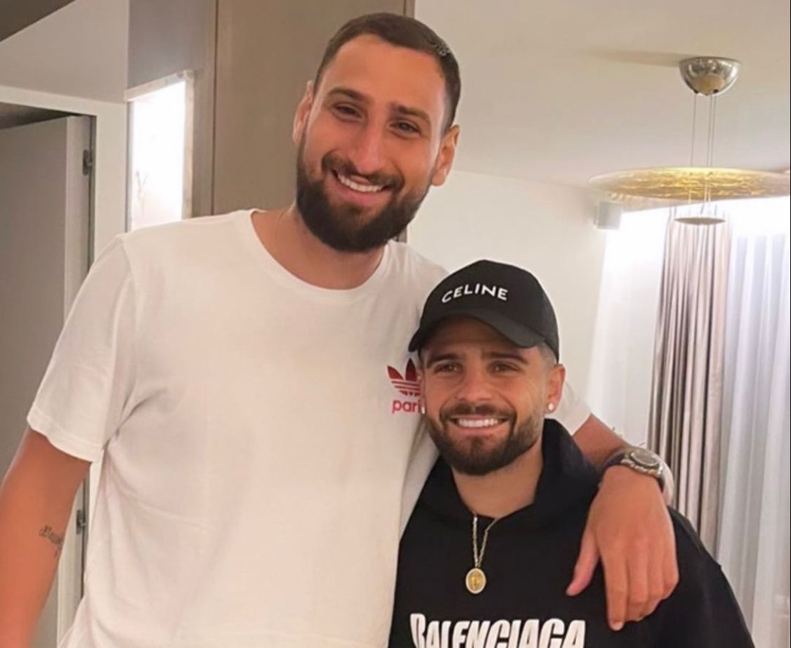 FOTO ZOOM - Lorenzo Insigne in compagnia di Gianluigi Donnarumma