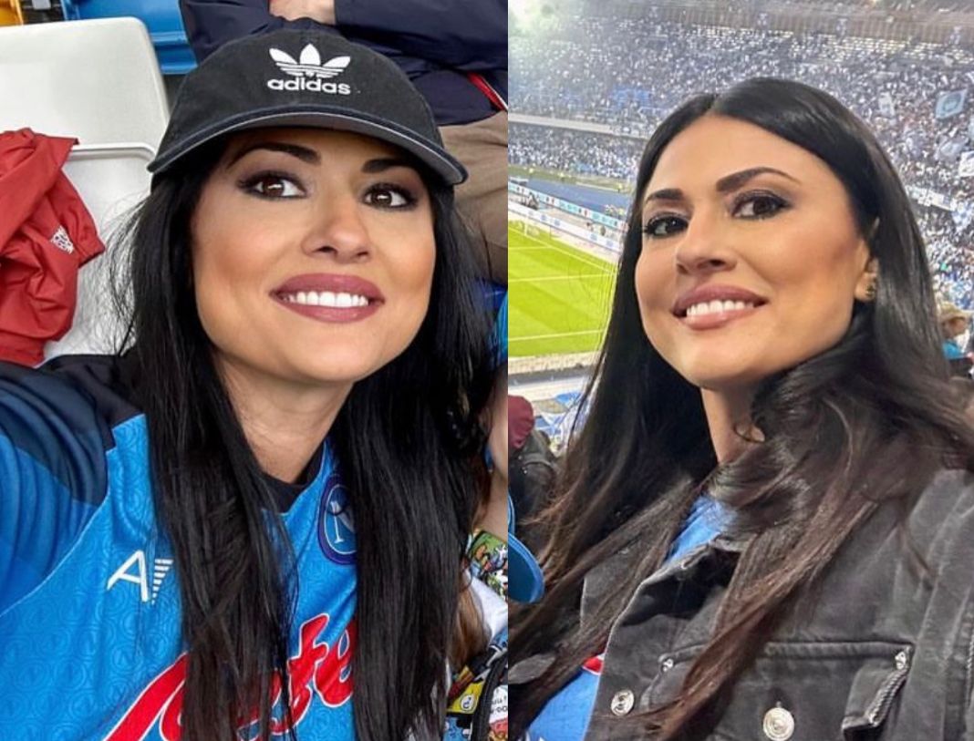 FOTO SHOW - Maria Mazza allo stadio Diego Armando Maradona per Napoli ...