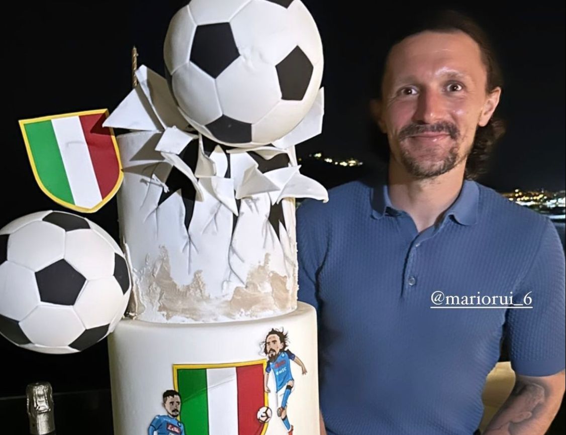 VIDEO + FOTO - Mario Rui e la mega torta di compleanno
