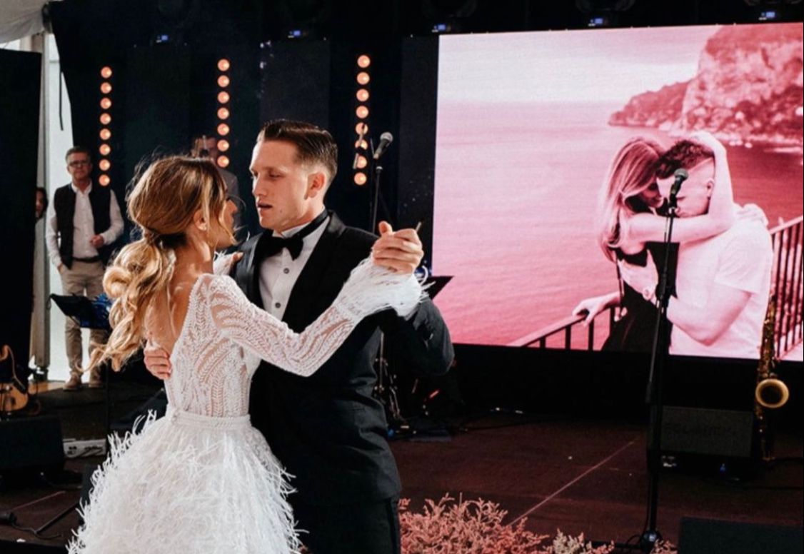 FOTO IG - Zielinski, Laura e il ricordo per l’anniversario di matrimonio