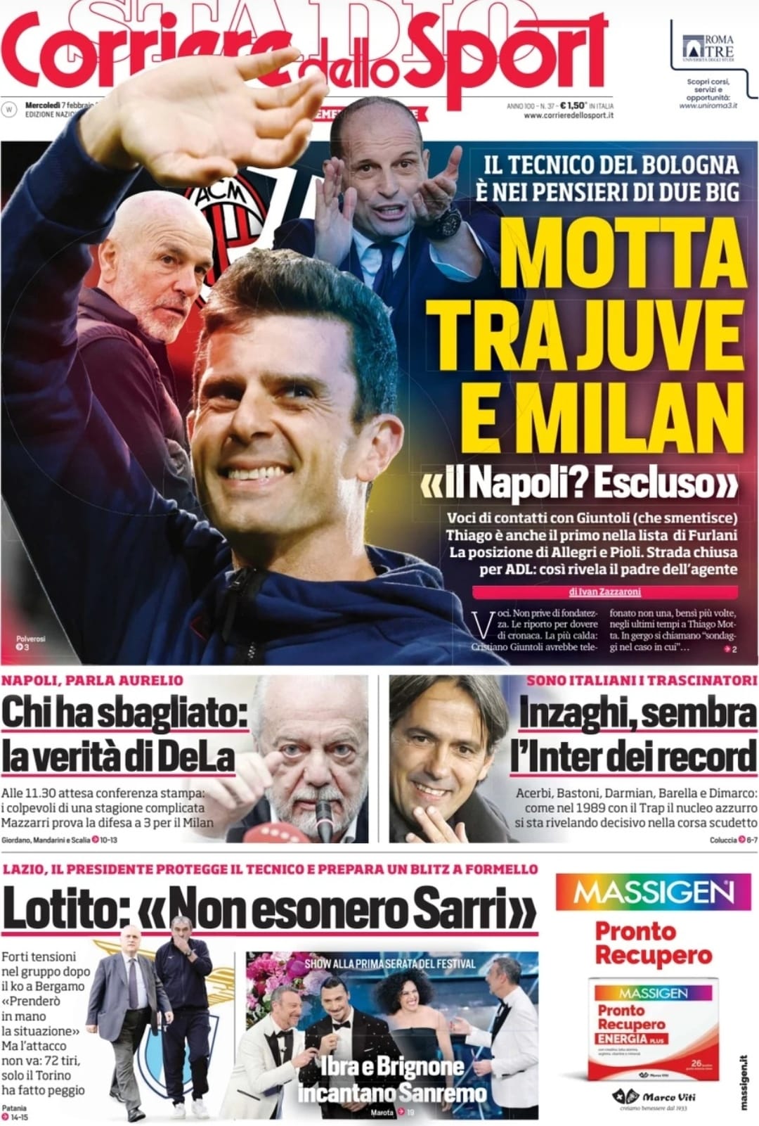 RASSEGNA - CdS: "Chi ha sbagliato: la verità di De Laurentiis ...