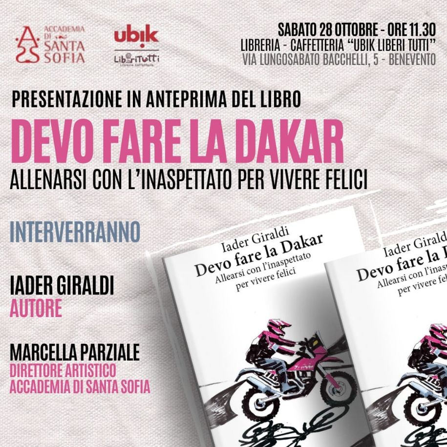LIBRI - "Devo fare la Dakar, allearsi con l’inaspettato per vivere ...
