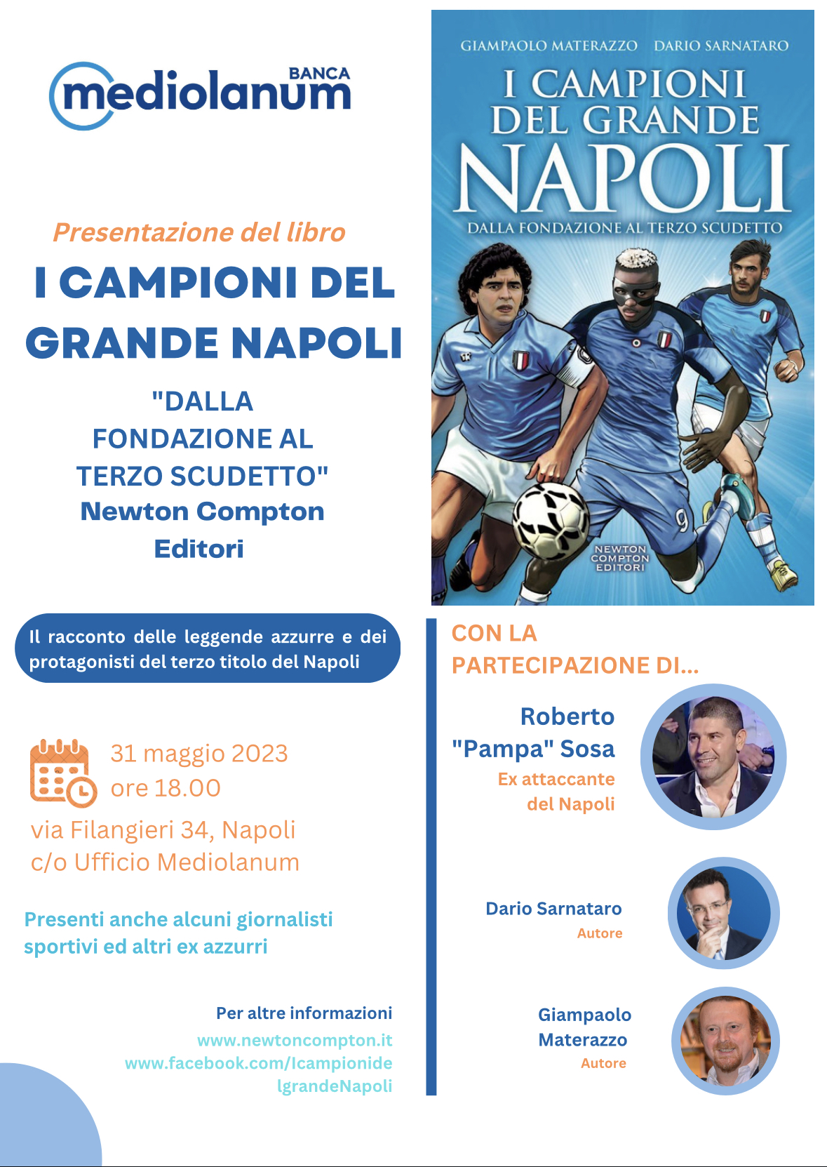 LIBRI - "I Campioni del grande Napoli - Dalla fondazione al Terzo ...