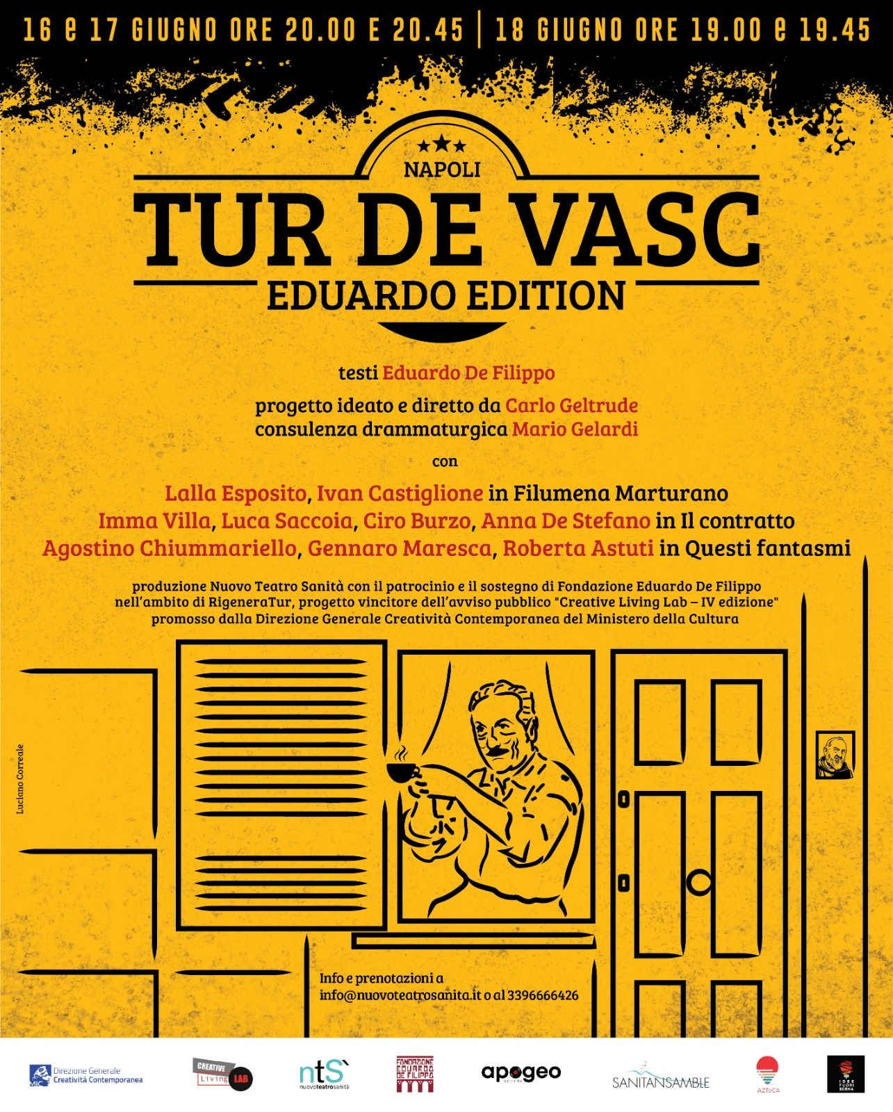 SPETTACOLI - "Tur de vasc", il Nuovo Teatro Sanità porta i testi di ...